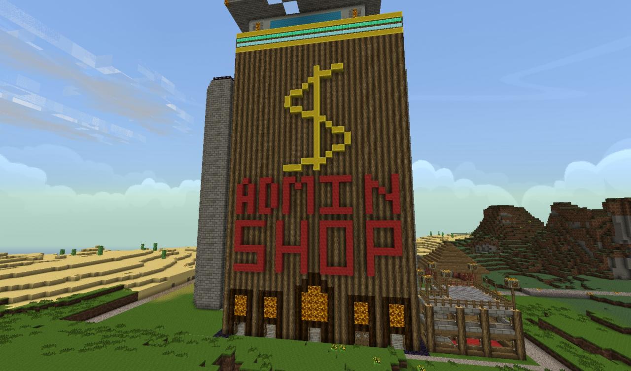 Toaster-style Admin Shop (RV1.1) Minecraft Map