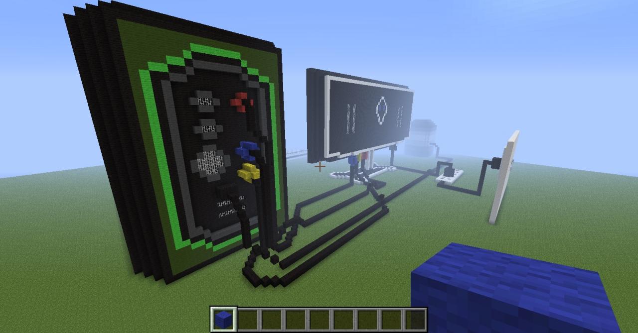 Giant Computer Minecraft Map