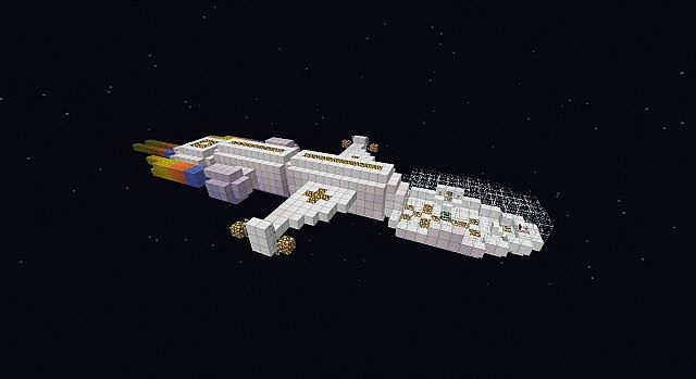 SNAKE CLASS GALACTIC CRUISER Minecraft Map