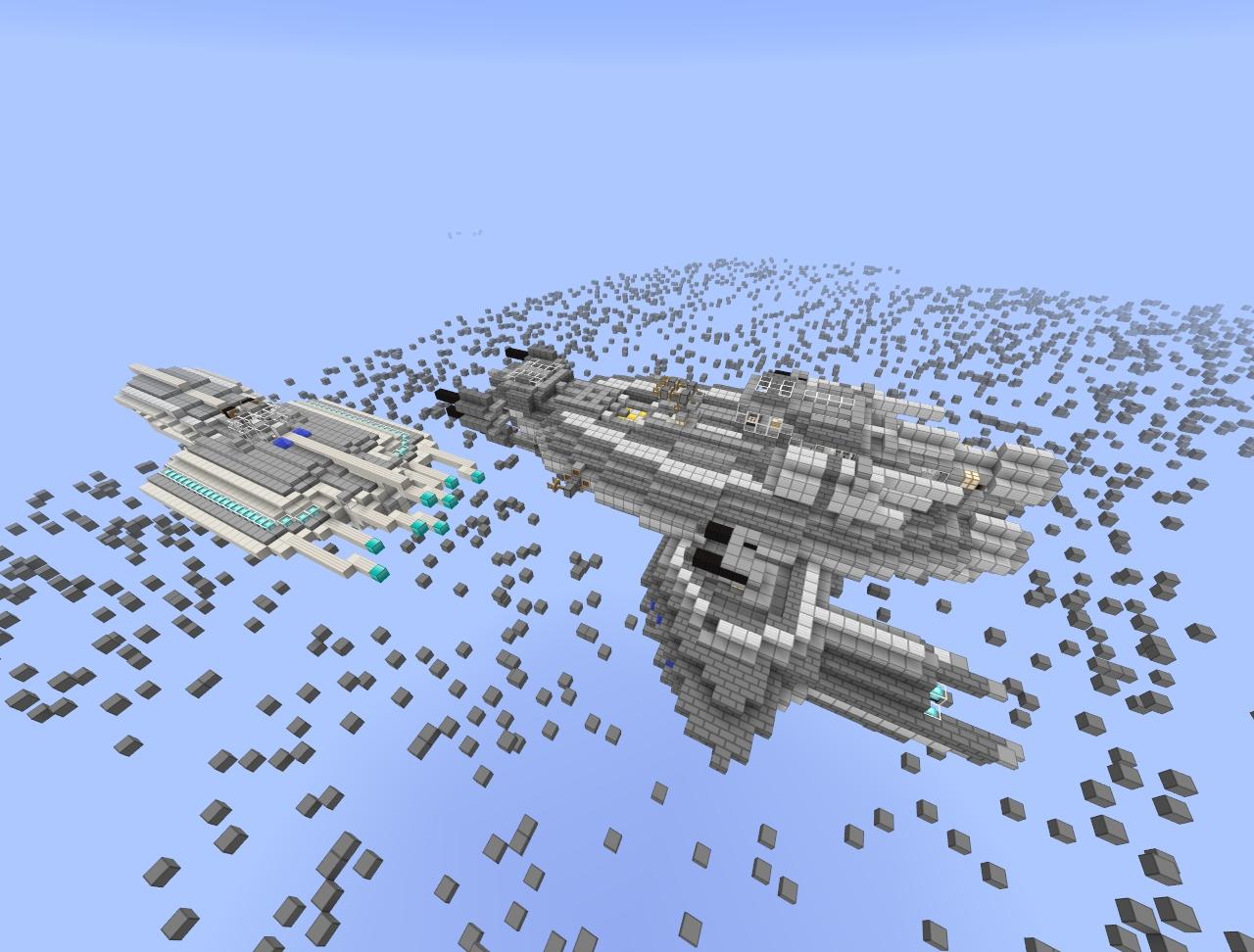 Birch Space Fleet Minecraft Map