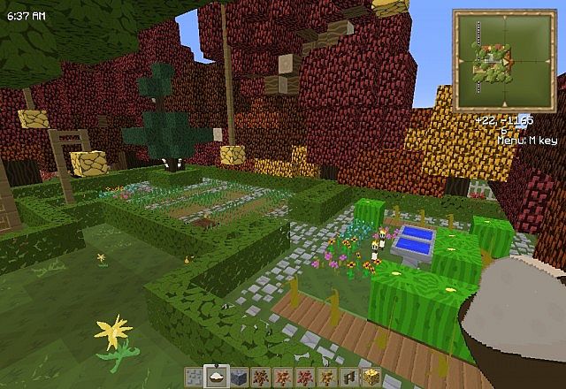 Awsome Tree House & Ender Farm Minecraft Map