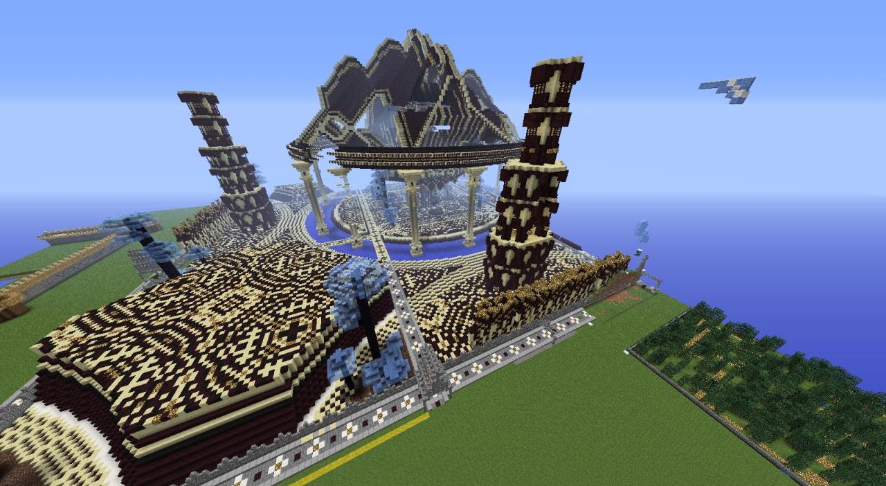 mega spawn Minecraft Map