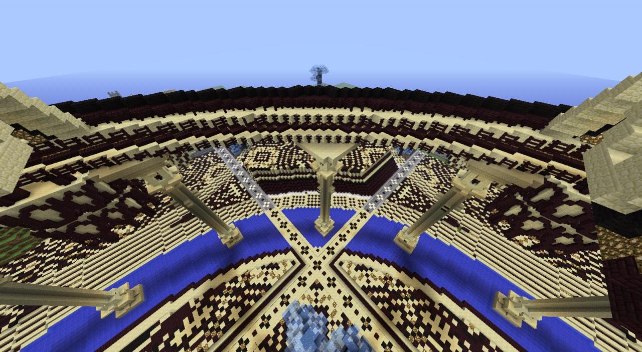 mega spawn Minecraft Map