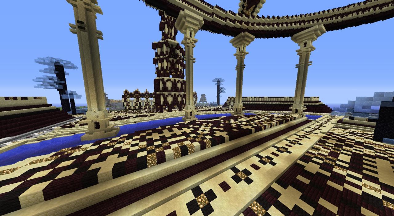 mega spawn Minecraft Map