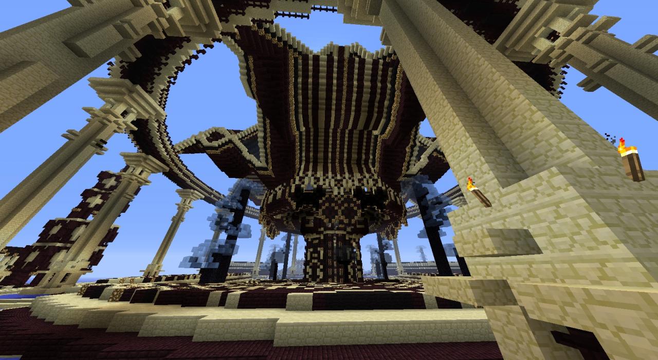 mega spawn Minecraft Map