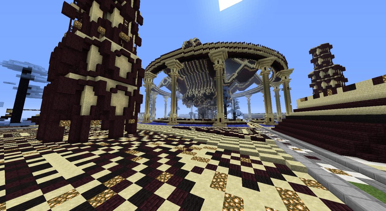 mega spawn Minecraft Map