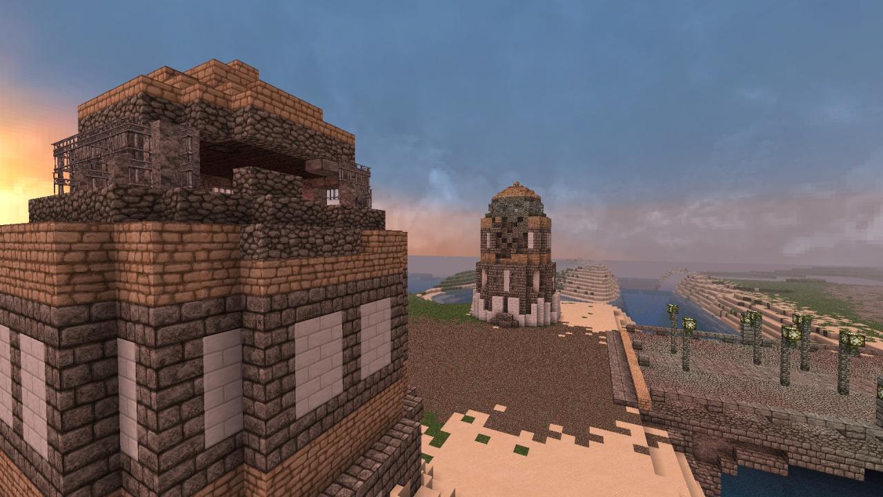 The city of the Hawk Minecraft Map