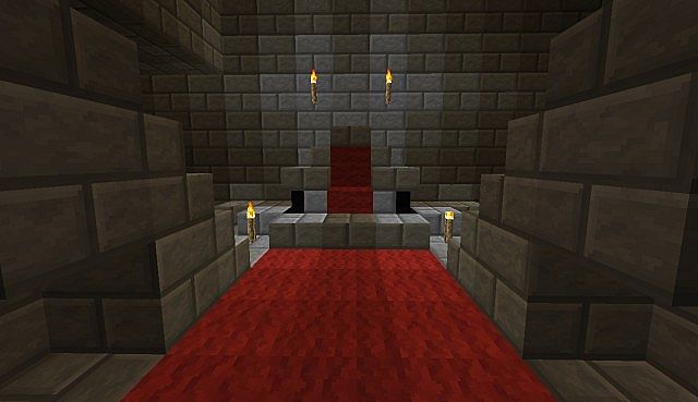 Tabletop island (now with a castle) Minecraft Map