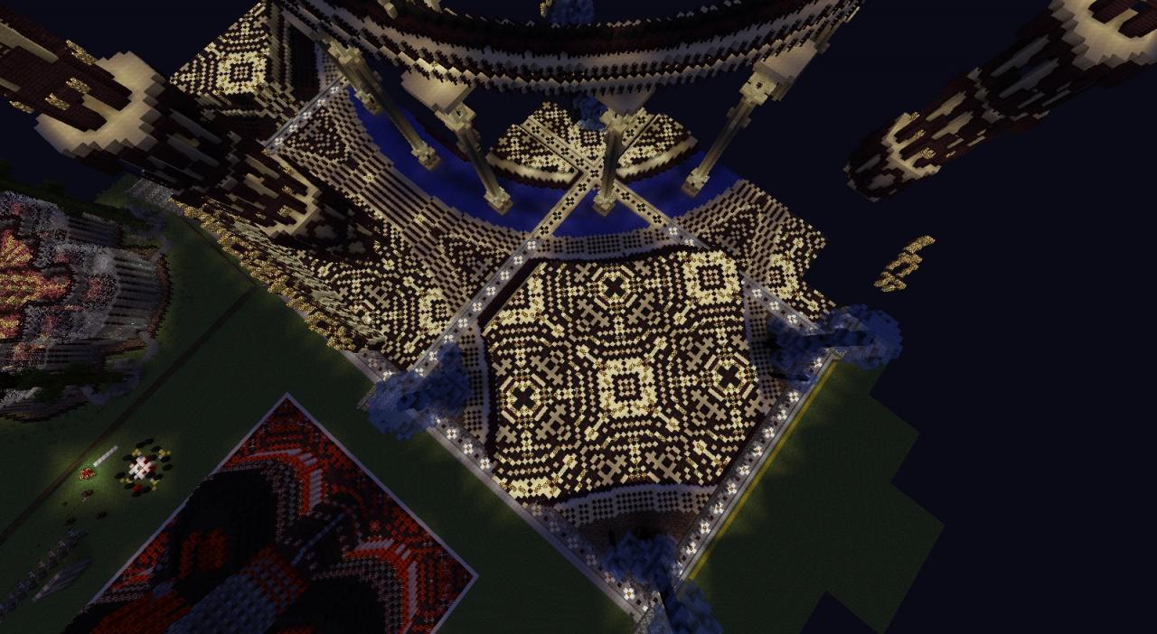 mega spawn Minecraft Map