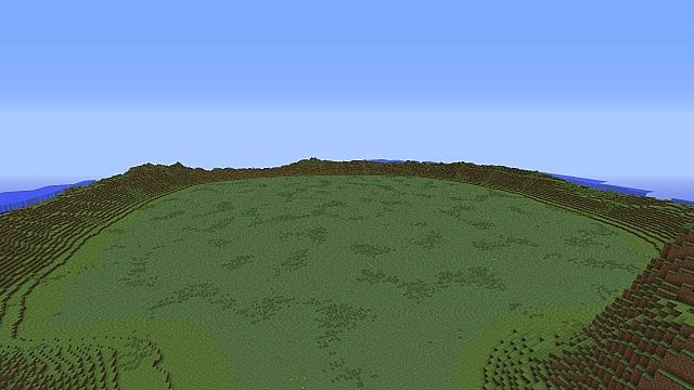 Slightly bigger empty island Minecraft Map