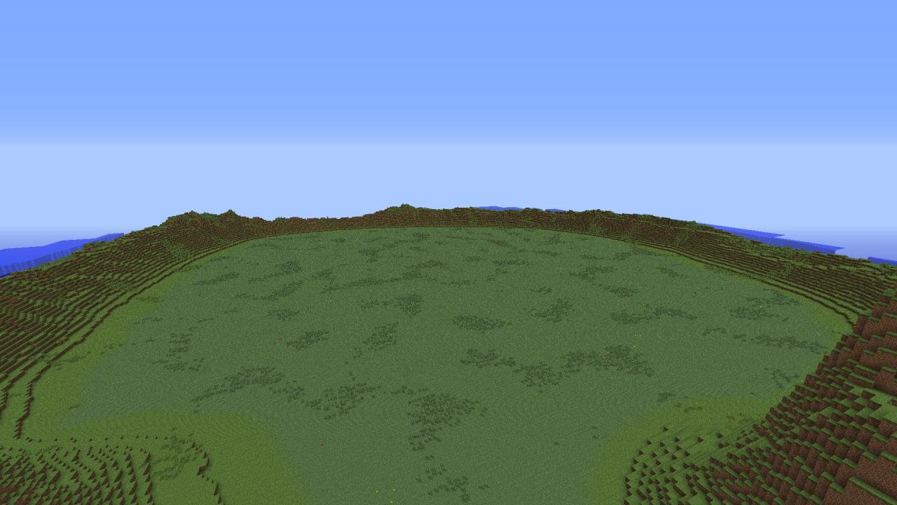 Slightly bigger empty island Minecraft Map