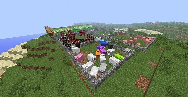 starting farm Minecraft Map