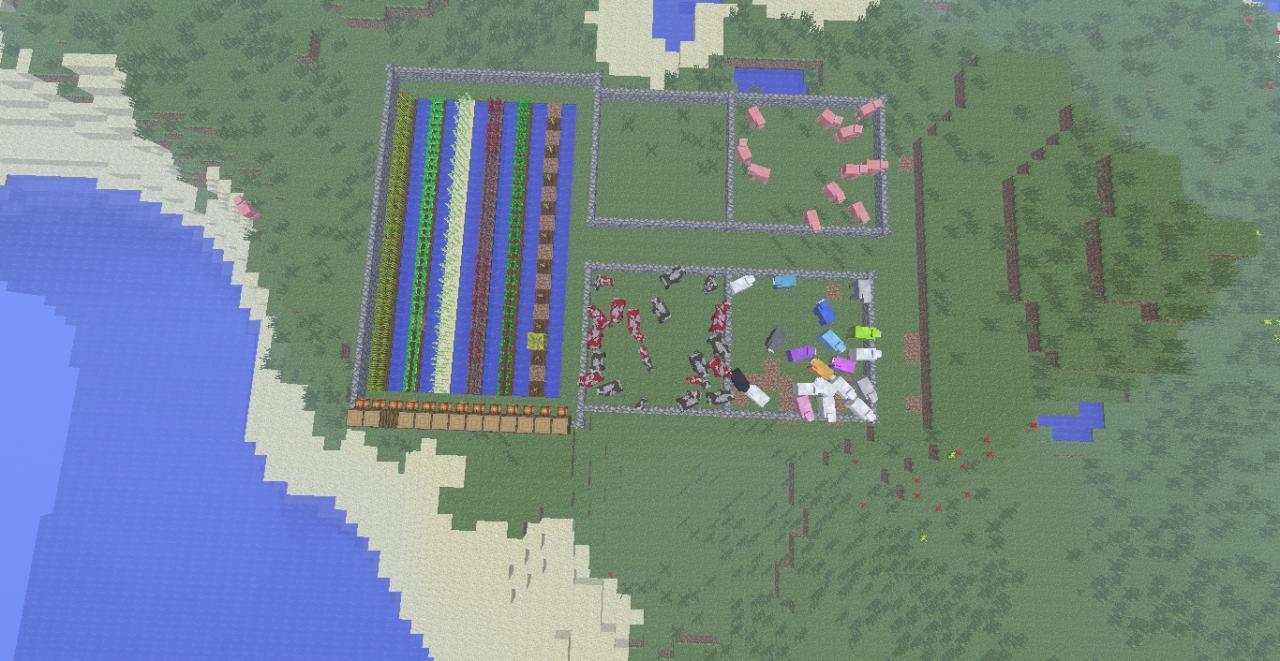 starting farm Minecraft Map