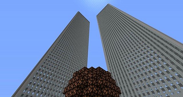 Twin Towers of The World Trade Center Minecraft Map