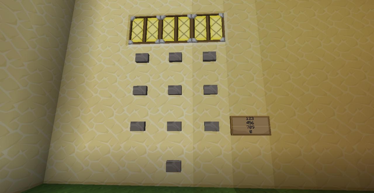 2-digit calculator. Addition, subtraction and multiplication Minecraft Map
