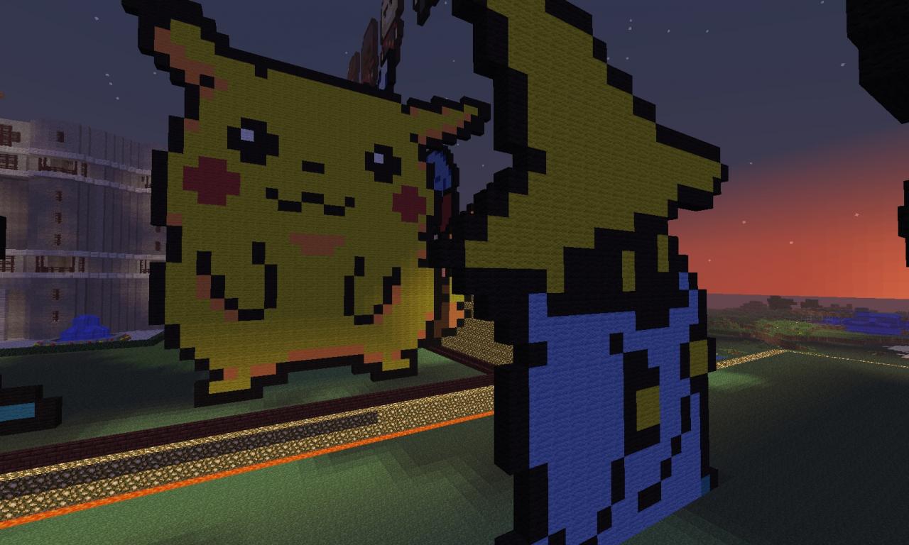 CleverCraft pixelart Minecraft Map