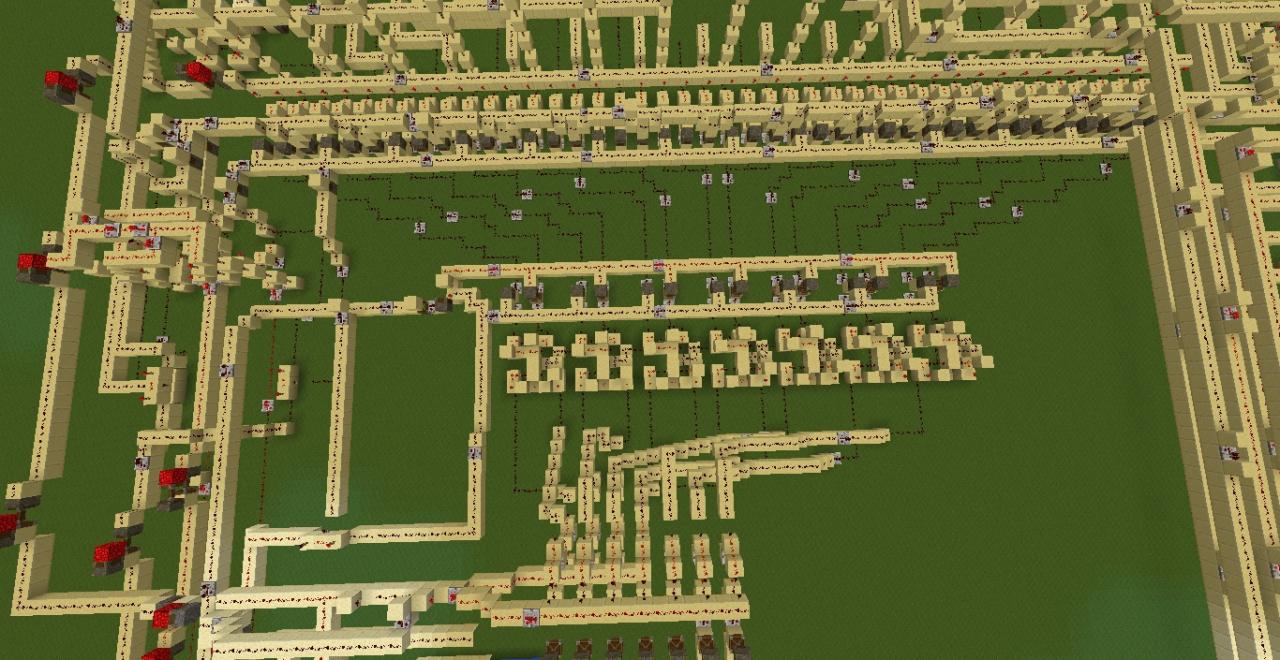 2-digit calculator. Addition, subtraction and multiplication Minecraft Map