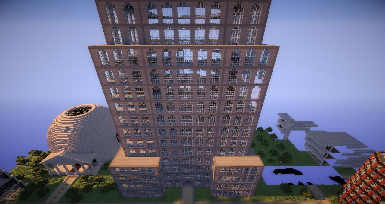 Huge Skyscraper Minecraft Map
