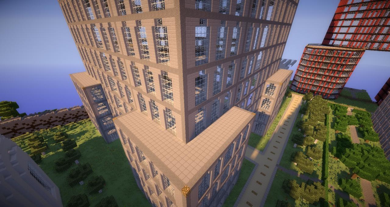 Huge Skyscraper Minecraft Map