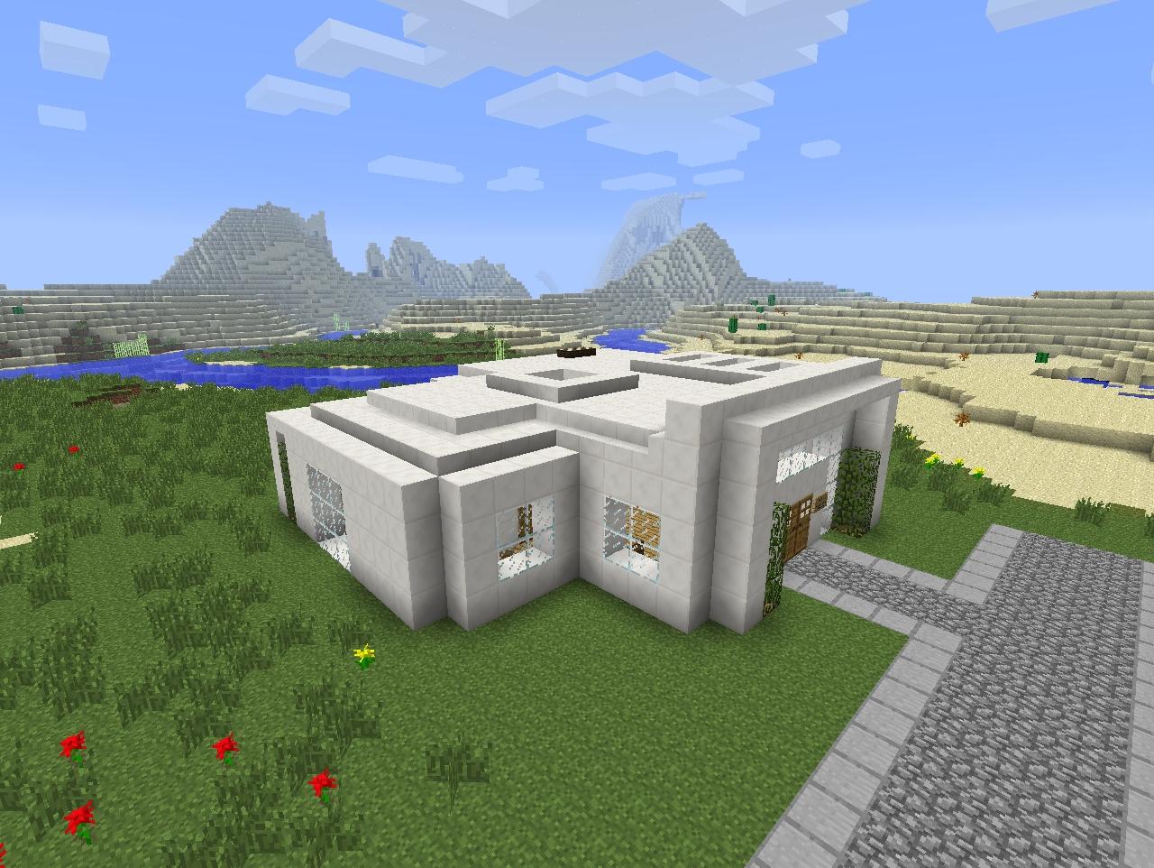 Small Modern House Minecraft Map