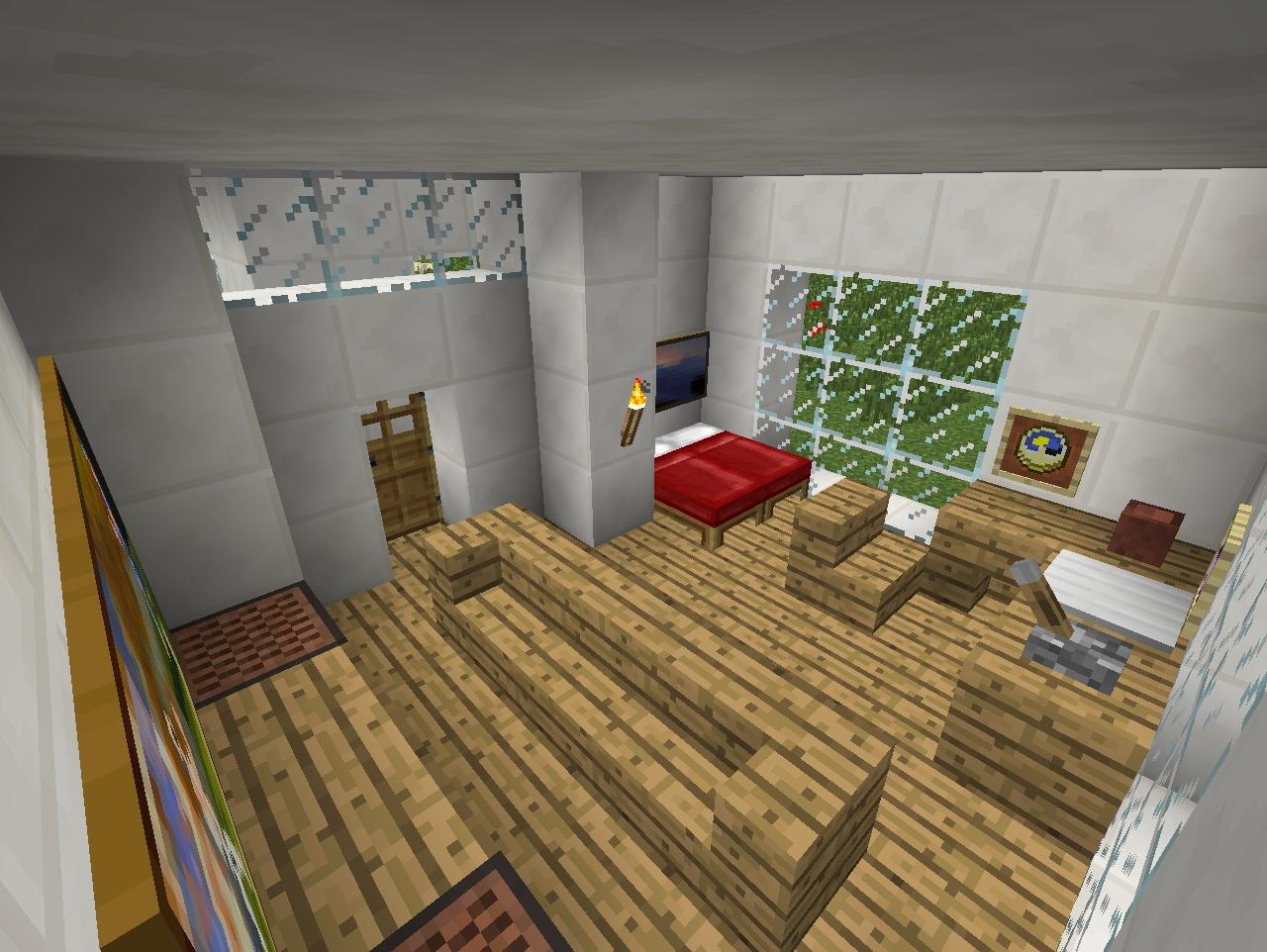 Small Modern House Minecraft Map
