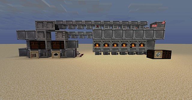 Fully Automatic Furnaces Minecraft Map