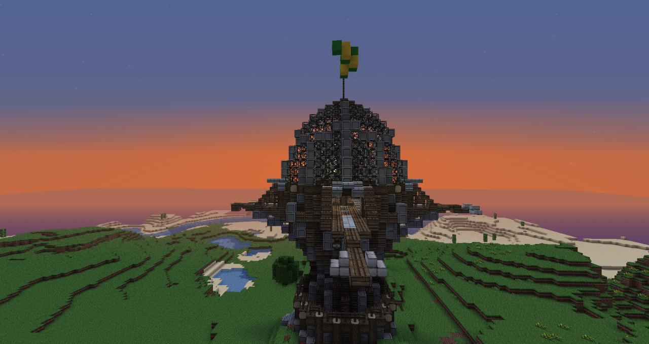 Steampunk Airshipdock Minecraft Map