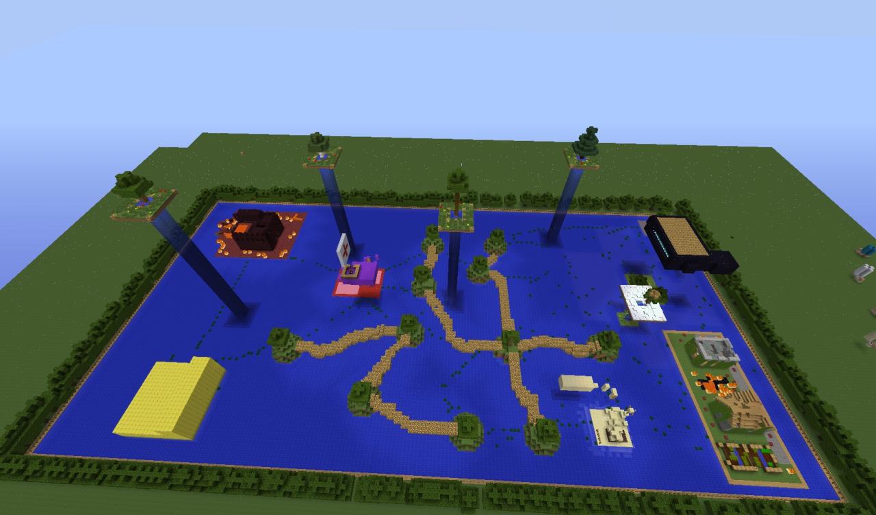 Islands PvP map Minecraft Map