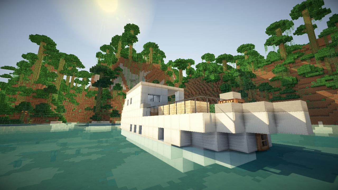 Modern Boat (Cruiser) Minecraft Map