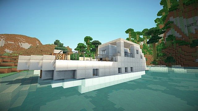 Modern Boat (Cruiser) Minecraft Map