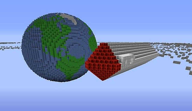Space ship Minecraft Map