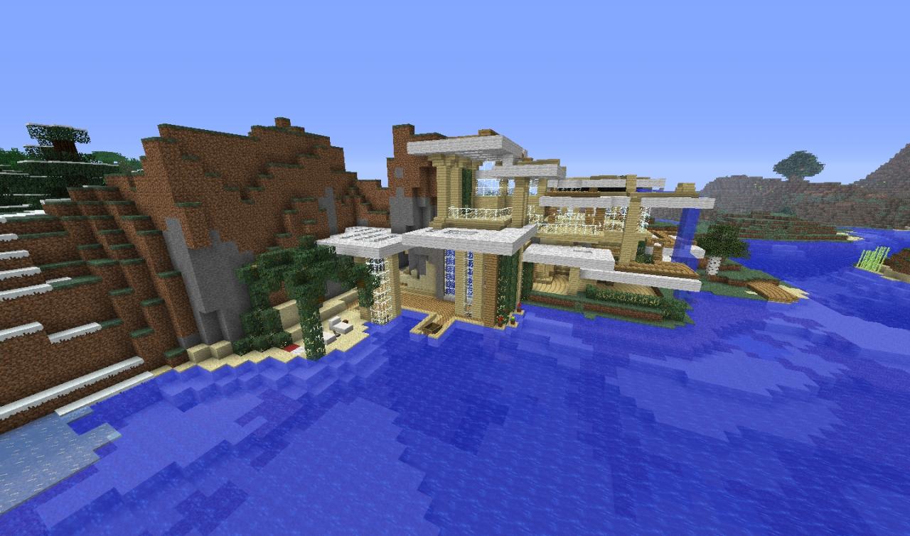 Modern House Unfinished V1.1 by Havvac Minecraft Map