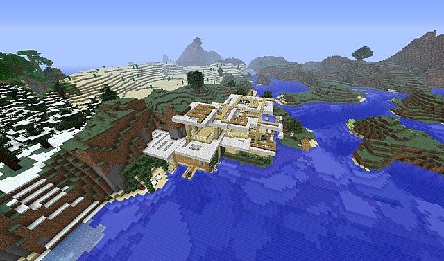 Modern House Unfinished V1.1 by Havvac Minecraft Map