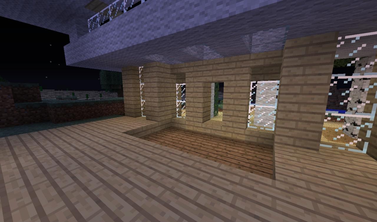 Modern House Unfinished V1.1 by Havvac Minecraft Map