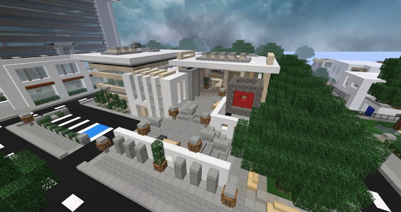 Administrative Modern Hall Minecraft Map