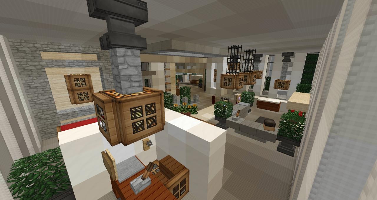 Administrative Modern Hall Minecraft Map