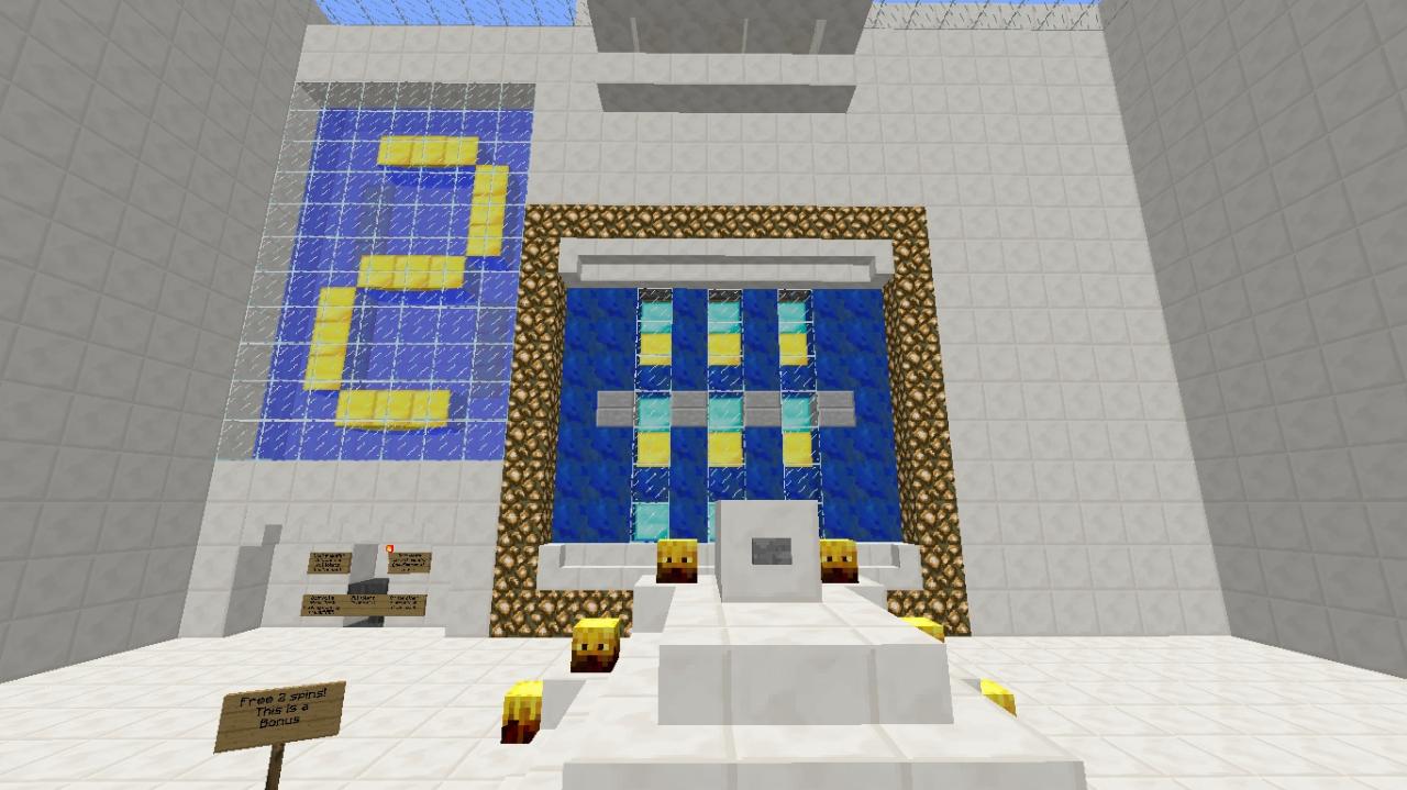 Blaze Slot machine - A redstone game Minecraft Map