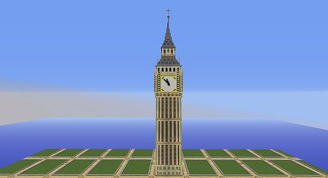 Elizabeth Tower (Big Ben) Minecraft Map