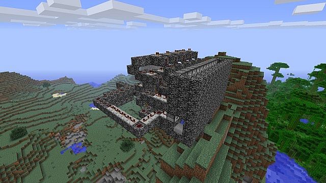 500 block TNT cannon! Minecraft Map