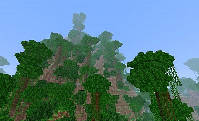 Survival Jungle Mountain Minecraft Map