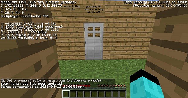 hardest mob survival Minecraft Map