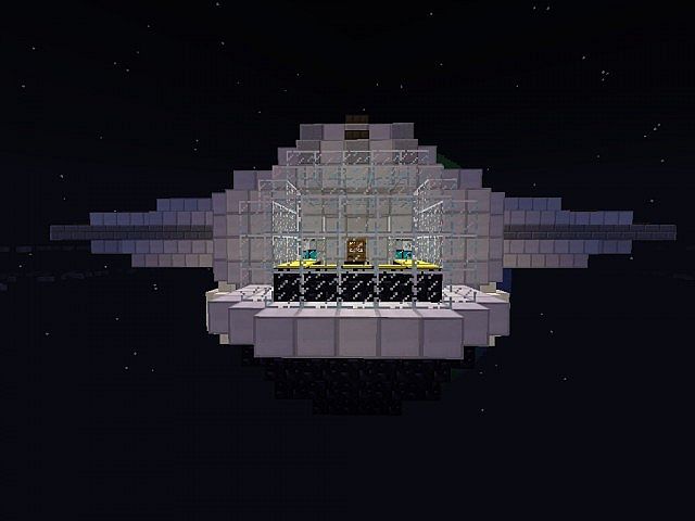 Space Ship Planet Explorer Minecraft Map