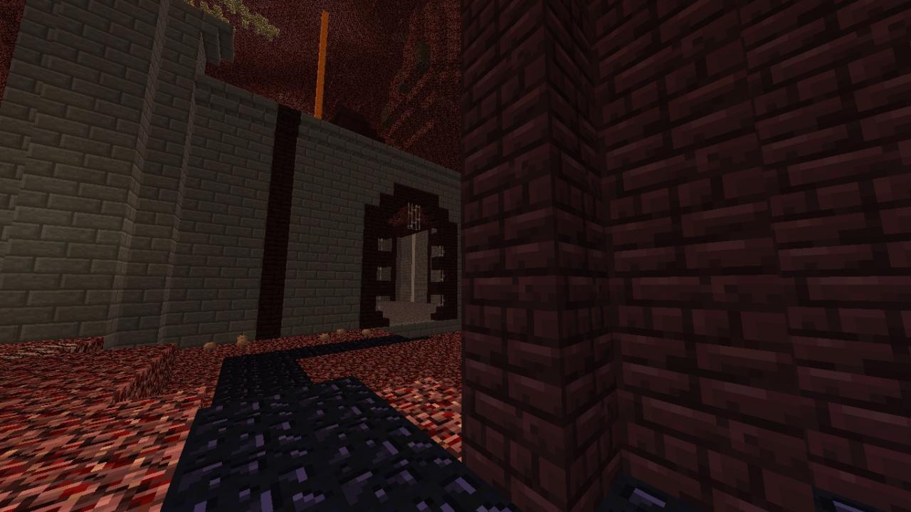 Epic Nether Castle Minecraft Map