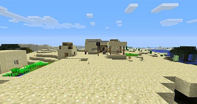 sand village Minecraft Map