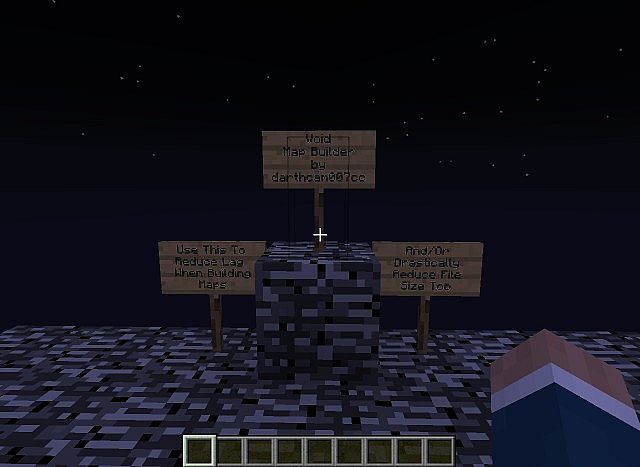 Void Map Builder Minecraft Map