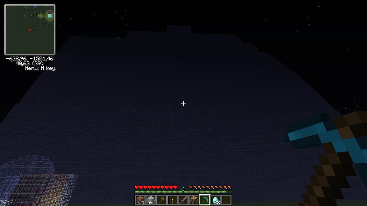 Diamond Wall map Minecraft Map