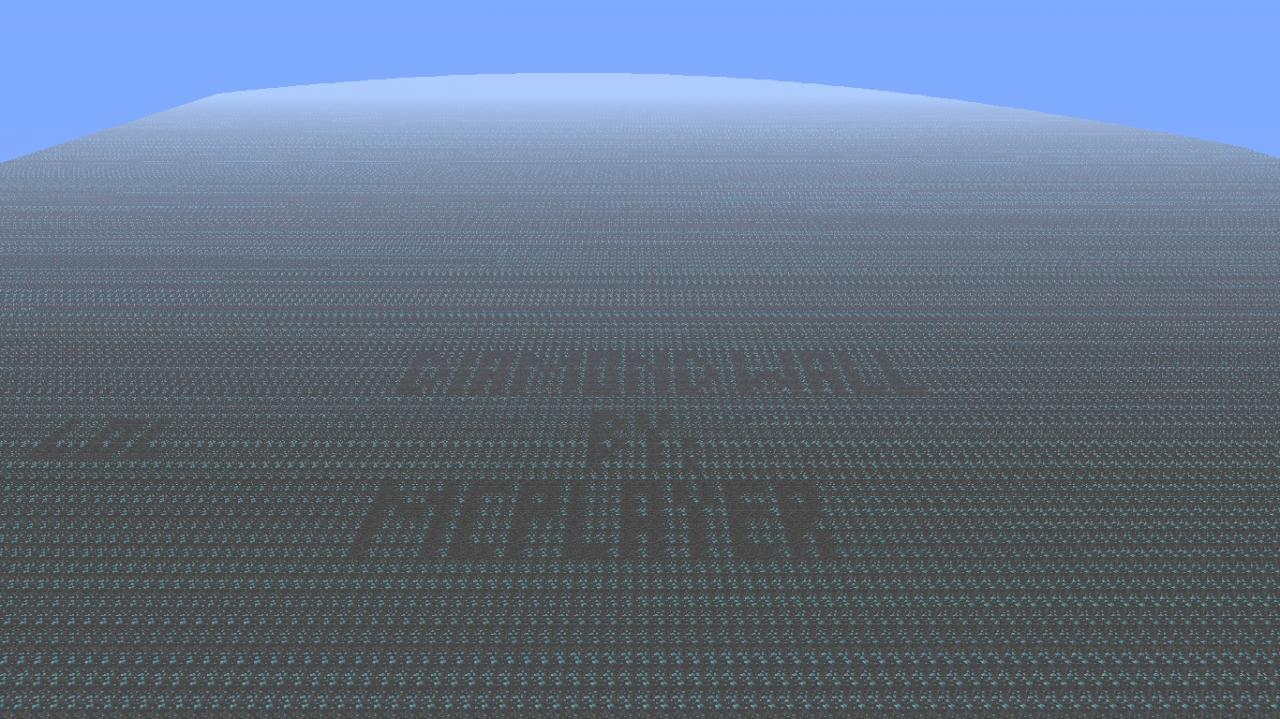 Diamond Wall map Minecraft Map