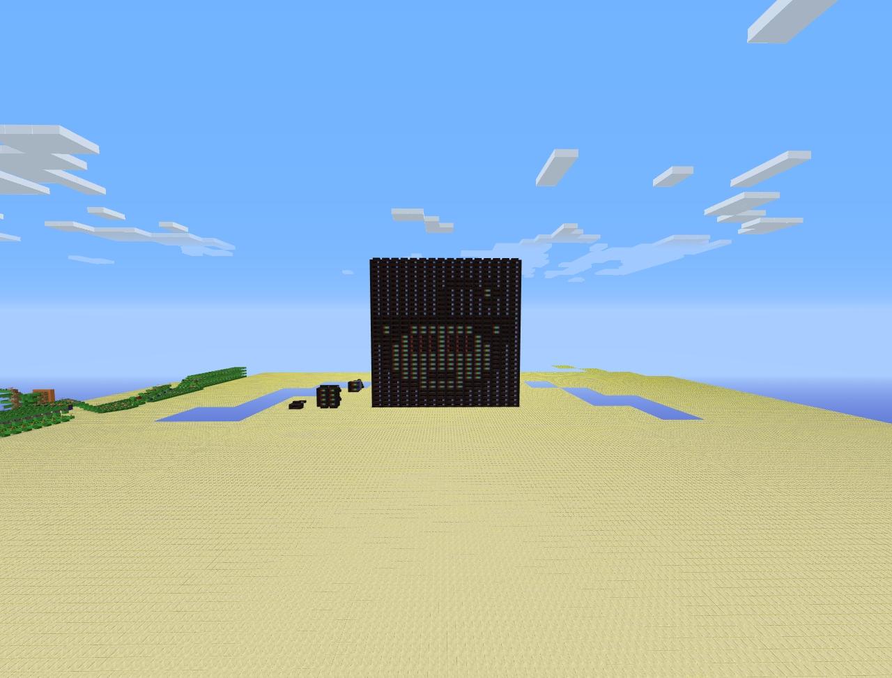 16*16px RGB color screen in Minecraft Minecraft Map