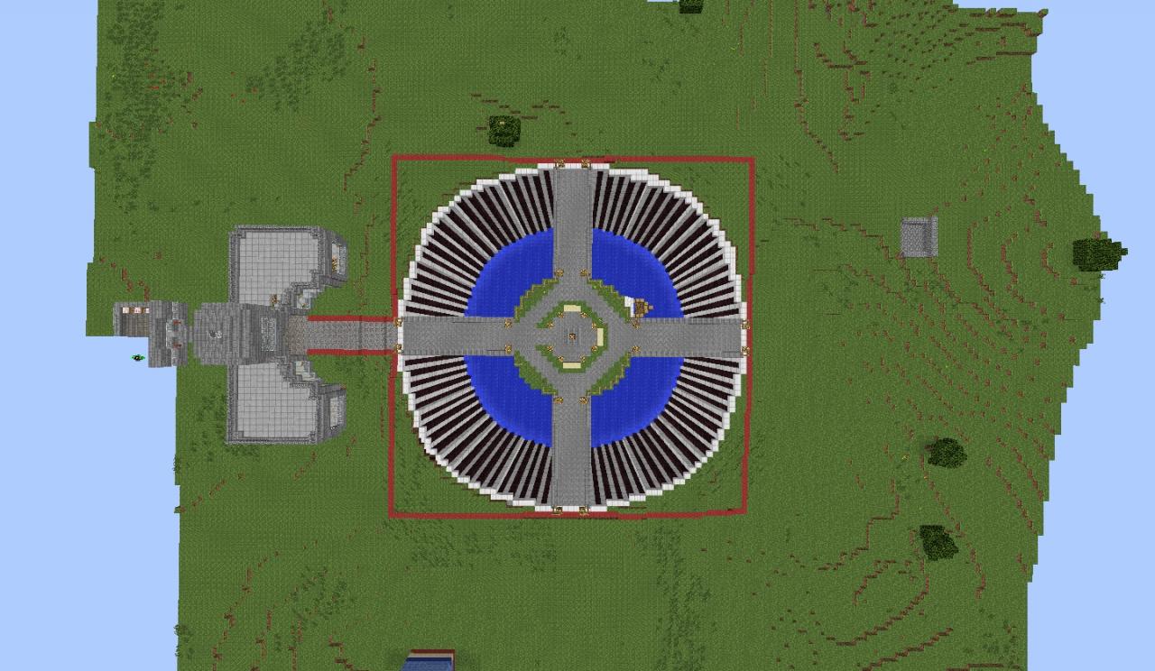 Modern Server Spawn Minecraft Map