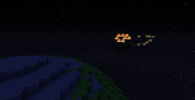 meteor from outer space Minecraft Map